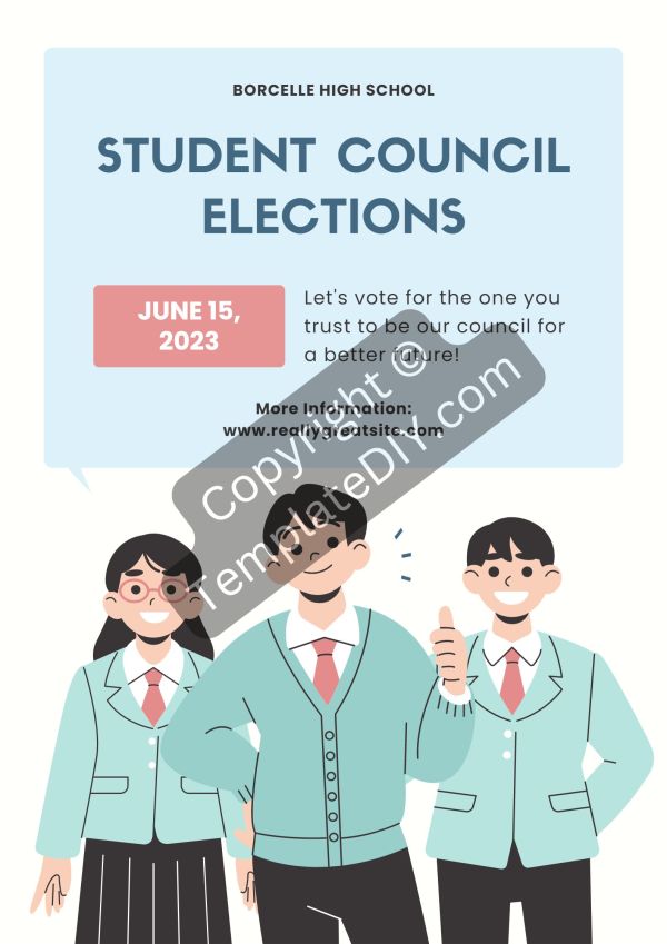 Political Postcard Template Printable PDF, Word [Editable]