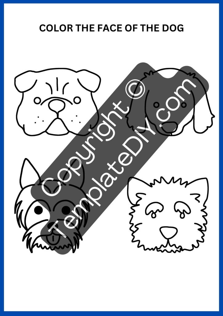 Dog Activity Sheets Template Printable PDF, Word, Excel