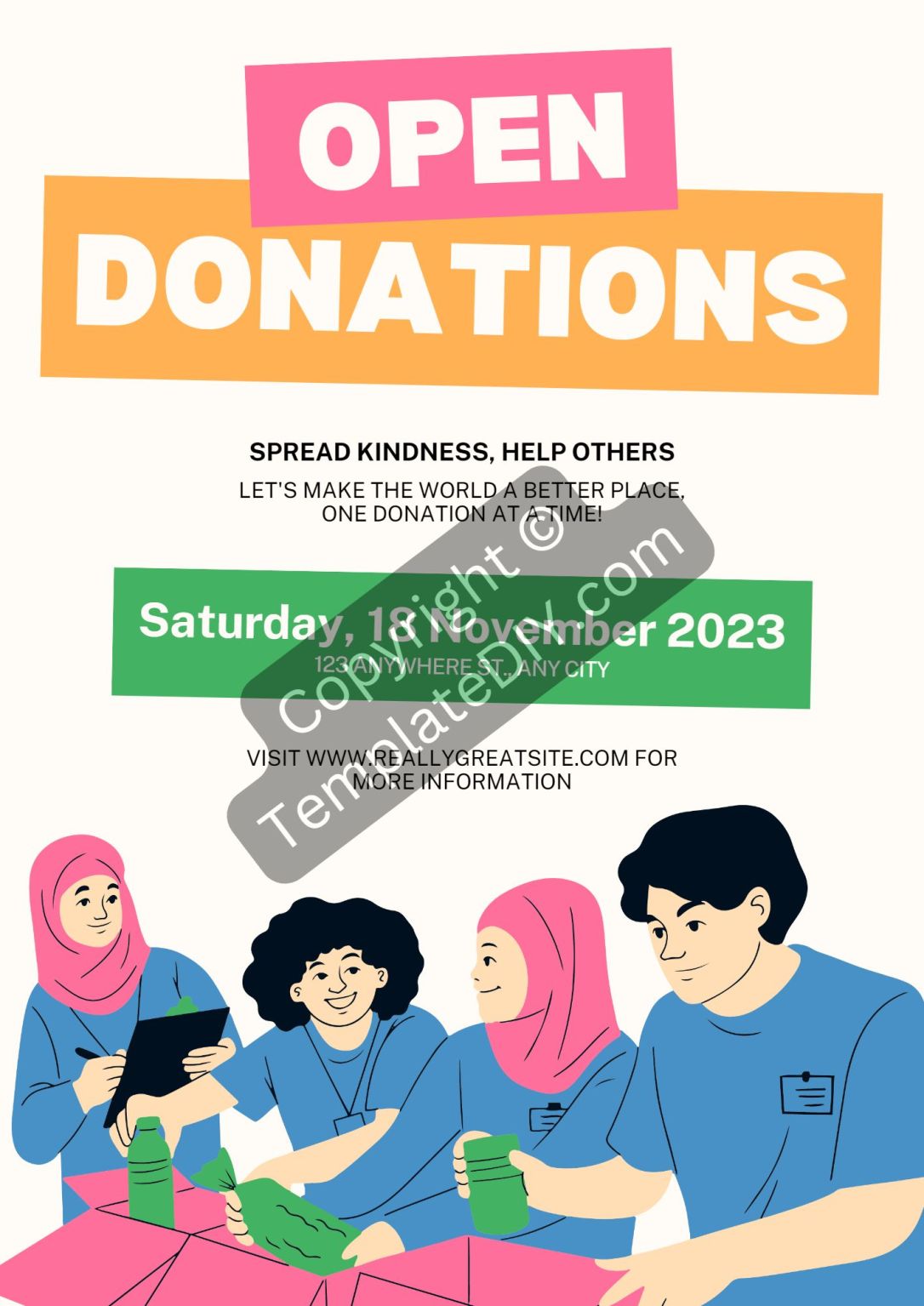 Event Pamphlet Template Printable PDF, Word [Editable]