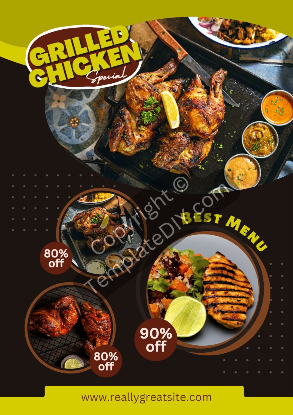 Food Pamphlet Template Printable PDF, Word [Editable]