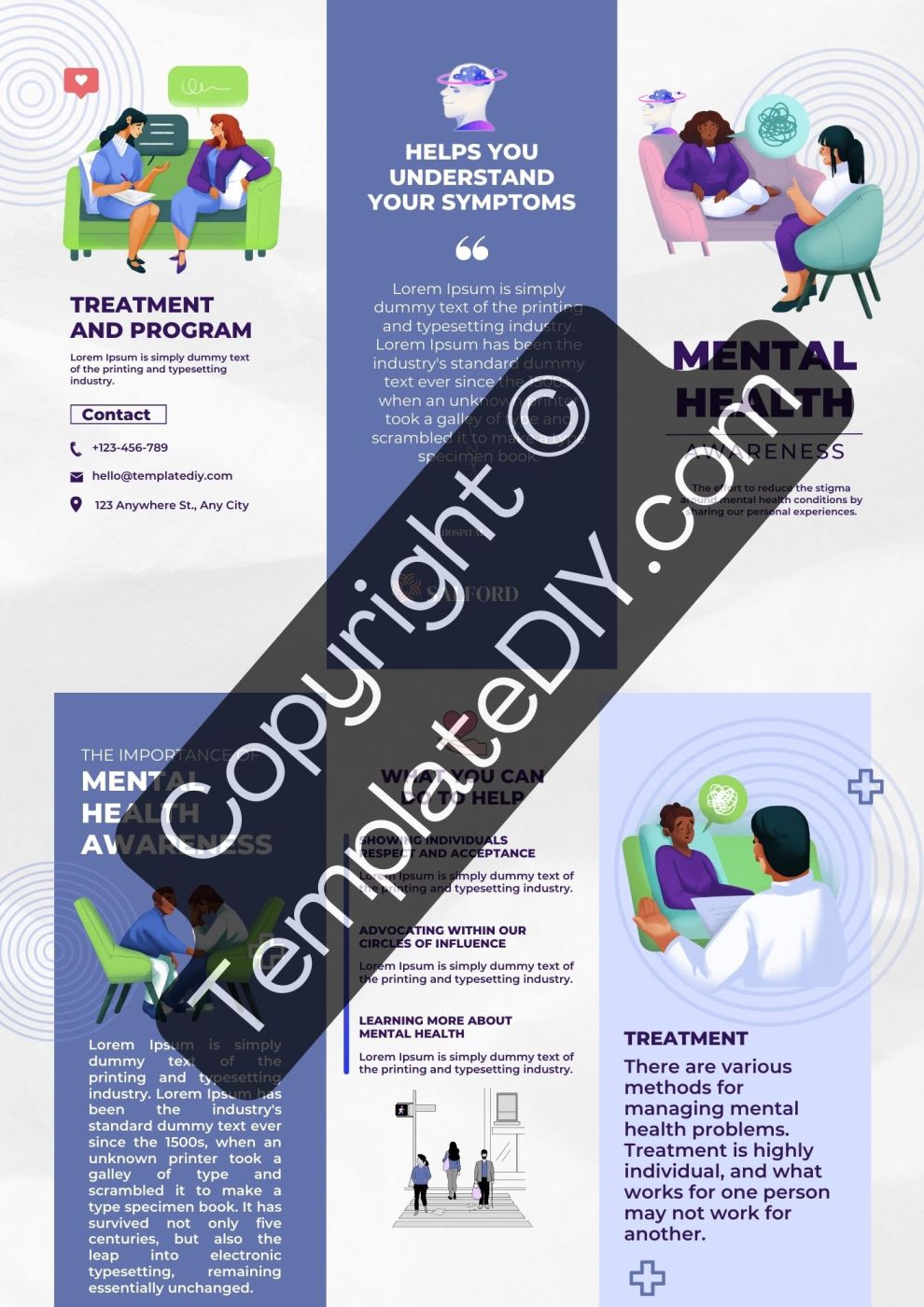 Medical Pamphlet Template Printable PDF, Word [Editable]
