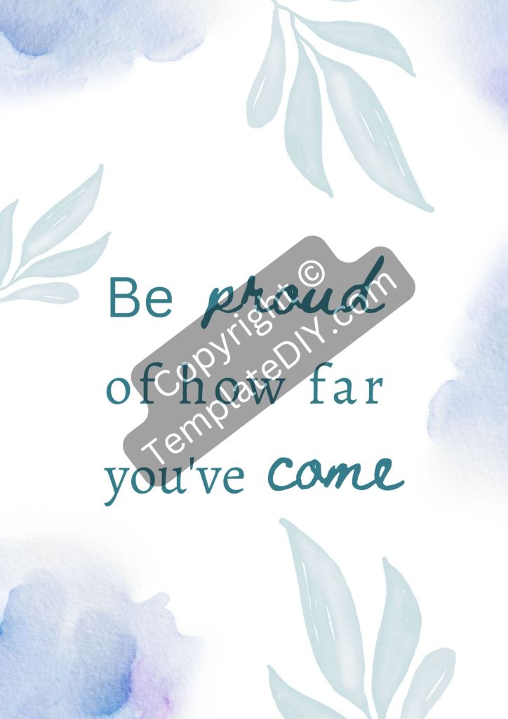 Motivational Poster Template Printable PDF, Word [Editable]