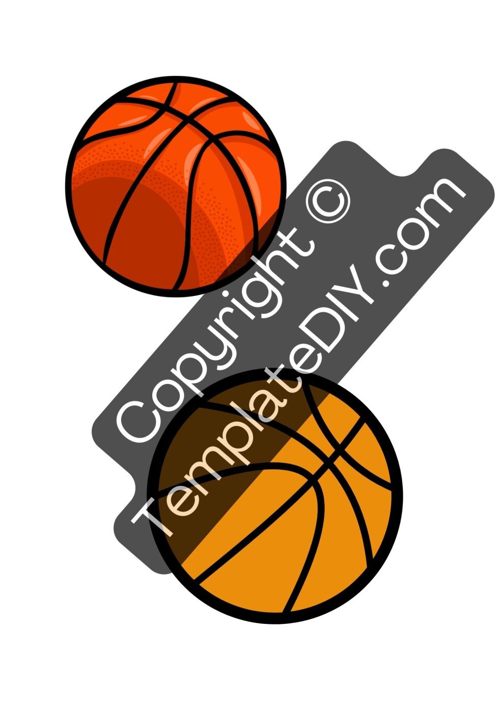 Basketball Clipart Printable Template PDF, Word [Editable]