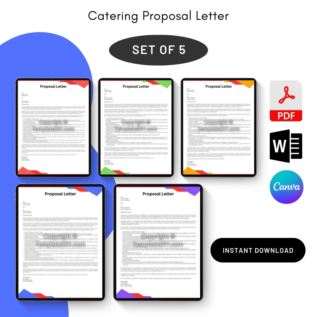 Catering Proposal Letter Sample with Examples [Word]