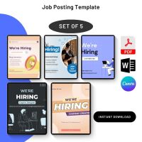 Job Posting Templates Printable PDF, Word [Editable]