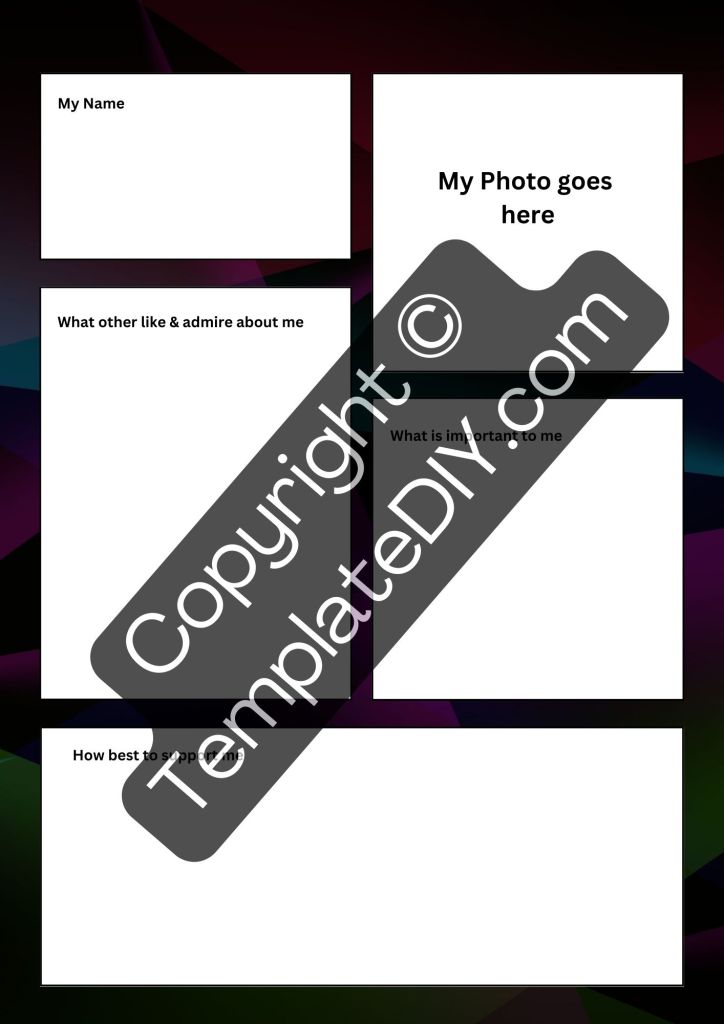 One Page Profile Template Printable PDF, Word [Editable]