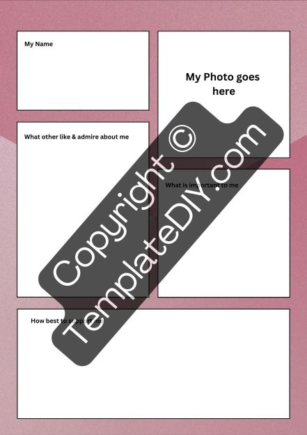 One Page Profile Template Printable PDF, Word [Editable]
