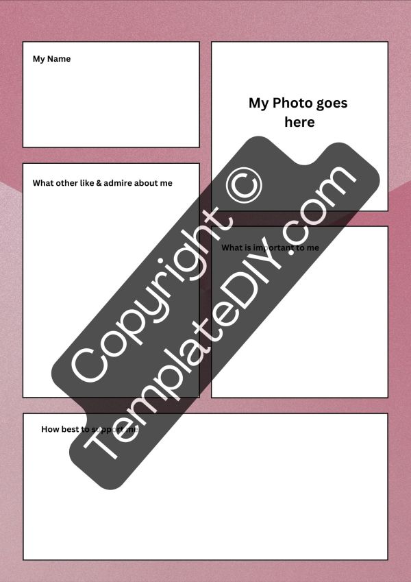 One Page Profile Template Printable PDF, Word [Editable]