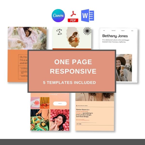 One Page Report Template Printable PDF, Word [Editable]