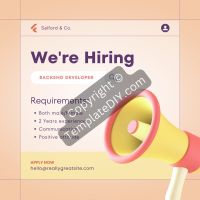 Job Posting Templates Printable PDF, Word [Editable]