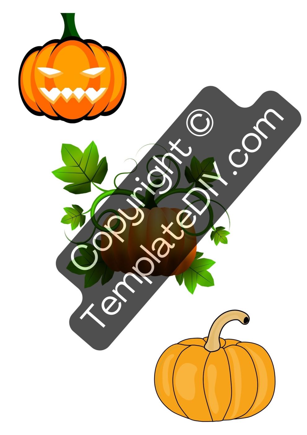 Pumpkin Clipart Printable Template PDF, Word [Editable]