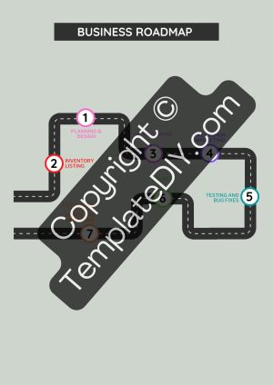 Business Roadmap Template Printable PDF, Word [Editable]