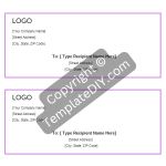 Mailing Label Template Printable PDF, Word [Editable]