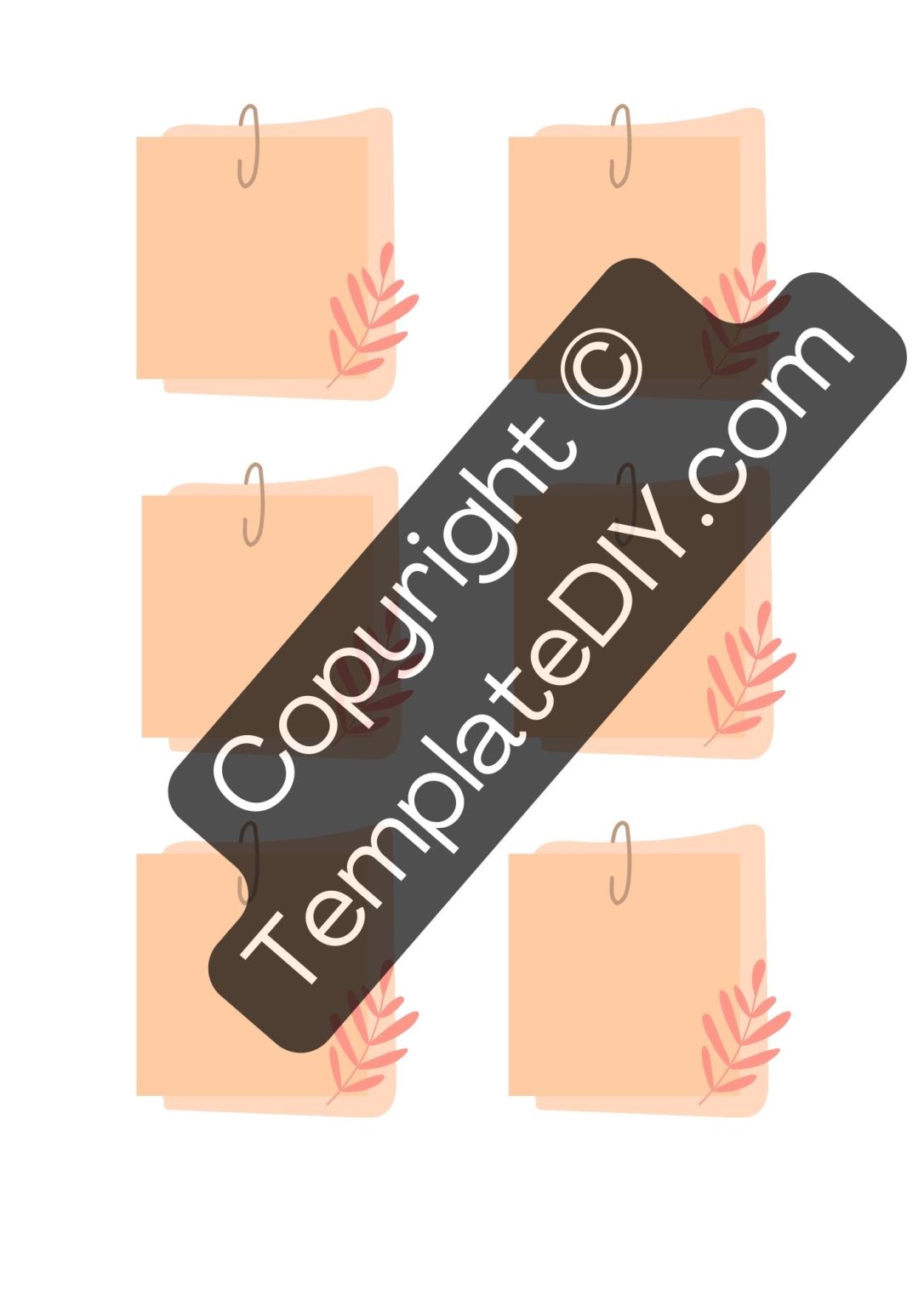 Sticky Notes Template Printable Blank PDF, Excel, Word