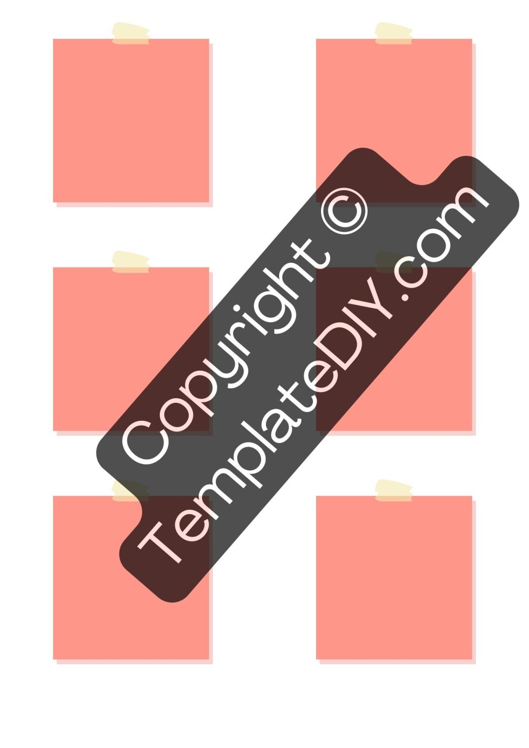 Sticky Notes Template Printable Blank PDF, Excel, Word