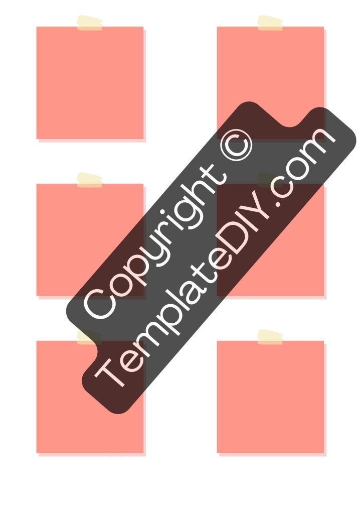 Sticky Notes Template Printable Blank PDF, Excel, Word