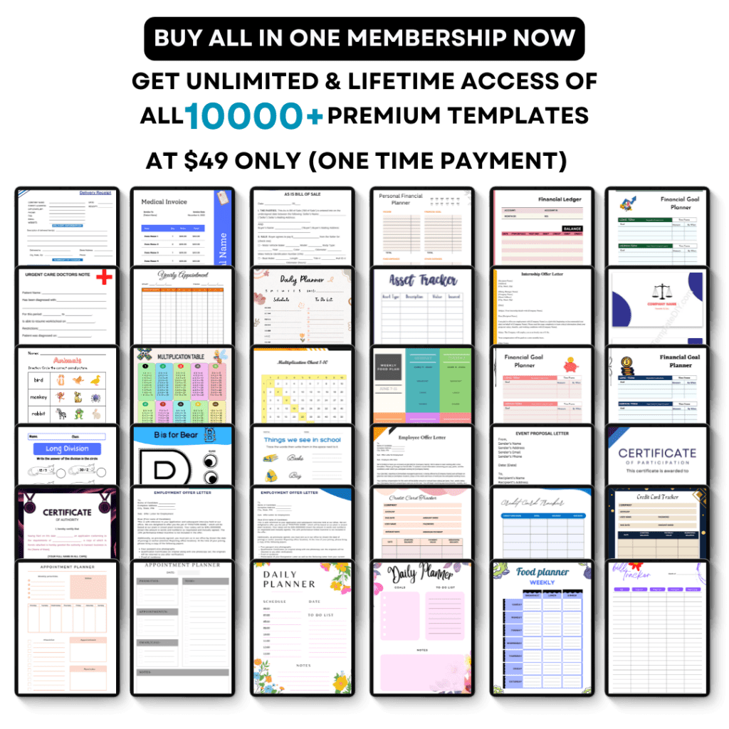 Template DIY- Buy Premium Printable Templates DIY Format