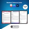 Business Takeover Letter Template | Download Formal Example