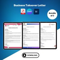 Business Takeover Letter Template | Download Formal Example